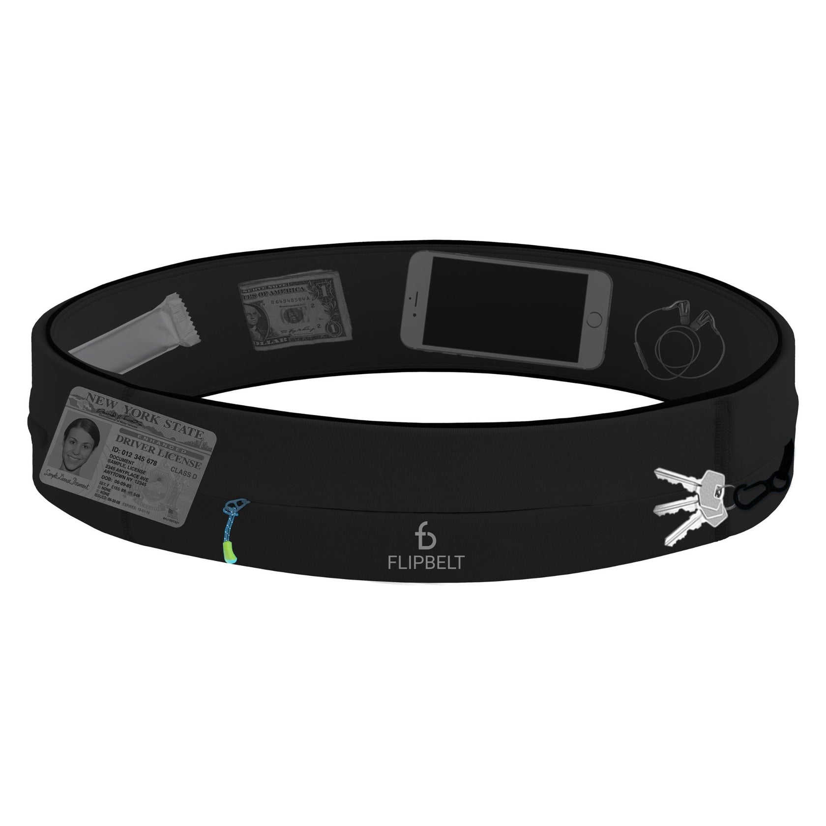 Zipper Running Belt with Pocket | FlipBelt.com