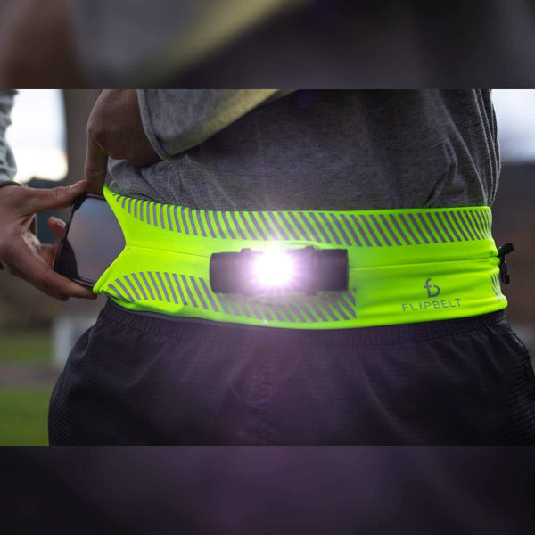 FlipBelt Rechargeable Waist Light for Running at Night