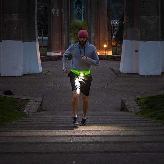 FlipBelt Rechargeable Waist Light for Running at Night